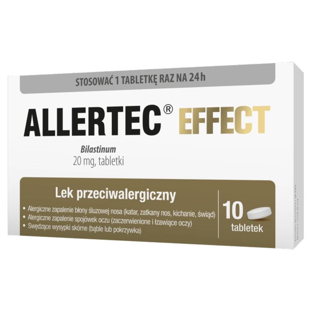 Polpharma,Allertec Effect 20mg 10 - Pahrmacydiscount